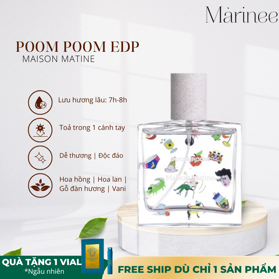 Nước hoa chiết 10ml Maison Martine Poom Poom